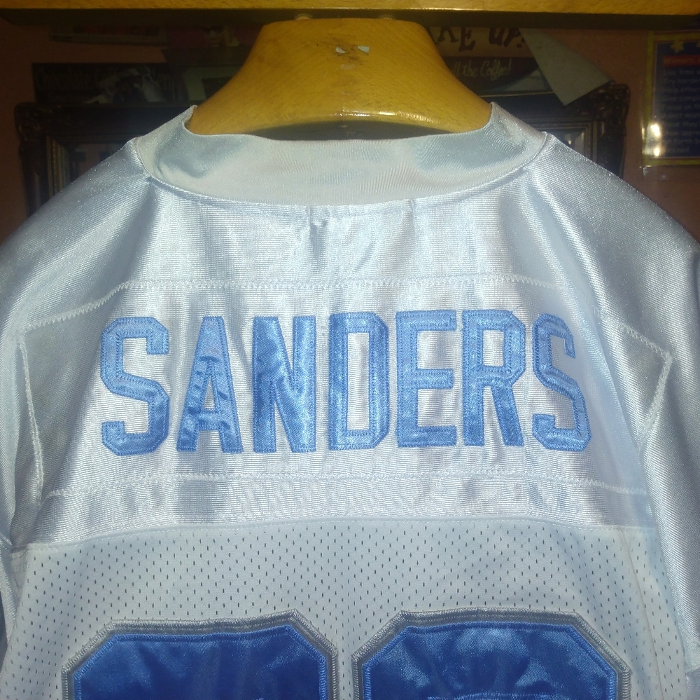1996 Barry Sander Mitchell&Ness Detroit Lion Jersey S… - Gem